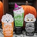 Halloween Coffee Gift Card Printable, Teacher Gift, Staff Gift ...