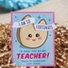 Fortune Cookie Teacher Gift Tag, Fortunate Gift Tag, Teacher Classroom ...