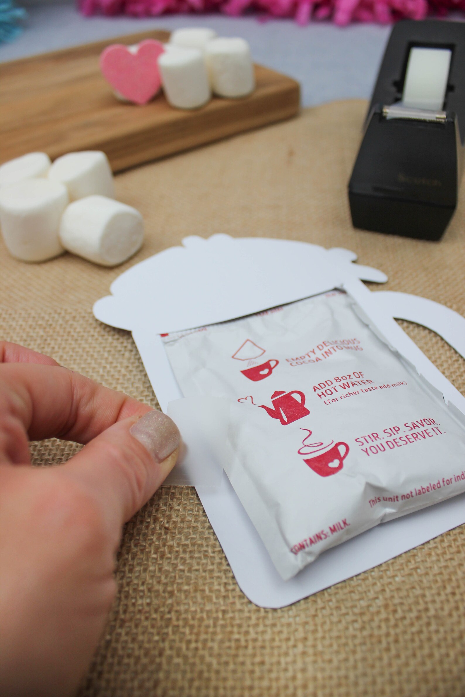 Hot Cocoa Kids Valentine Printable Hot Chocolate Valentine | Etsy