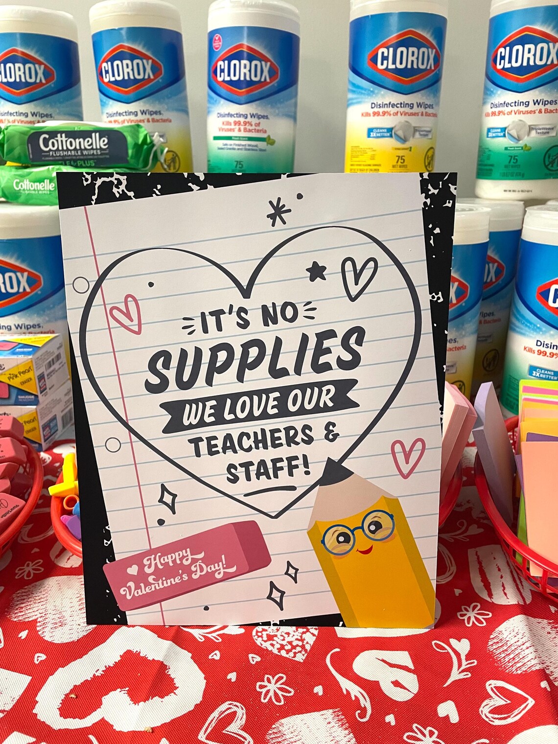School Supplies Restock Printable Signs, Teacher Appreciation, PTO, PTA ...