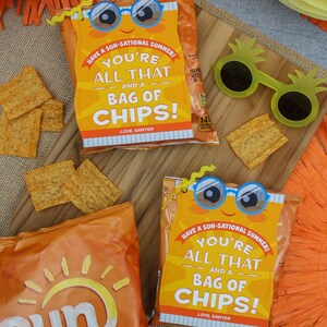 You're All That and a Bag of Chips End of the Year Printable, Printable ...