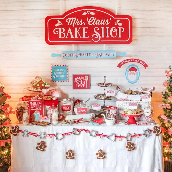 Mrs Claus Bakery Sign - Etsy