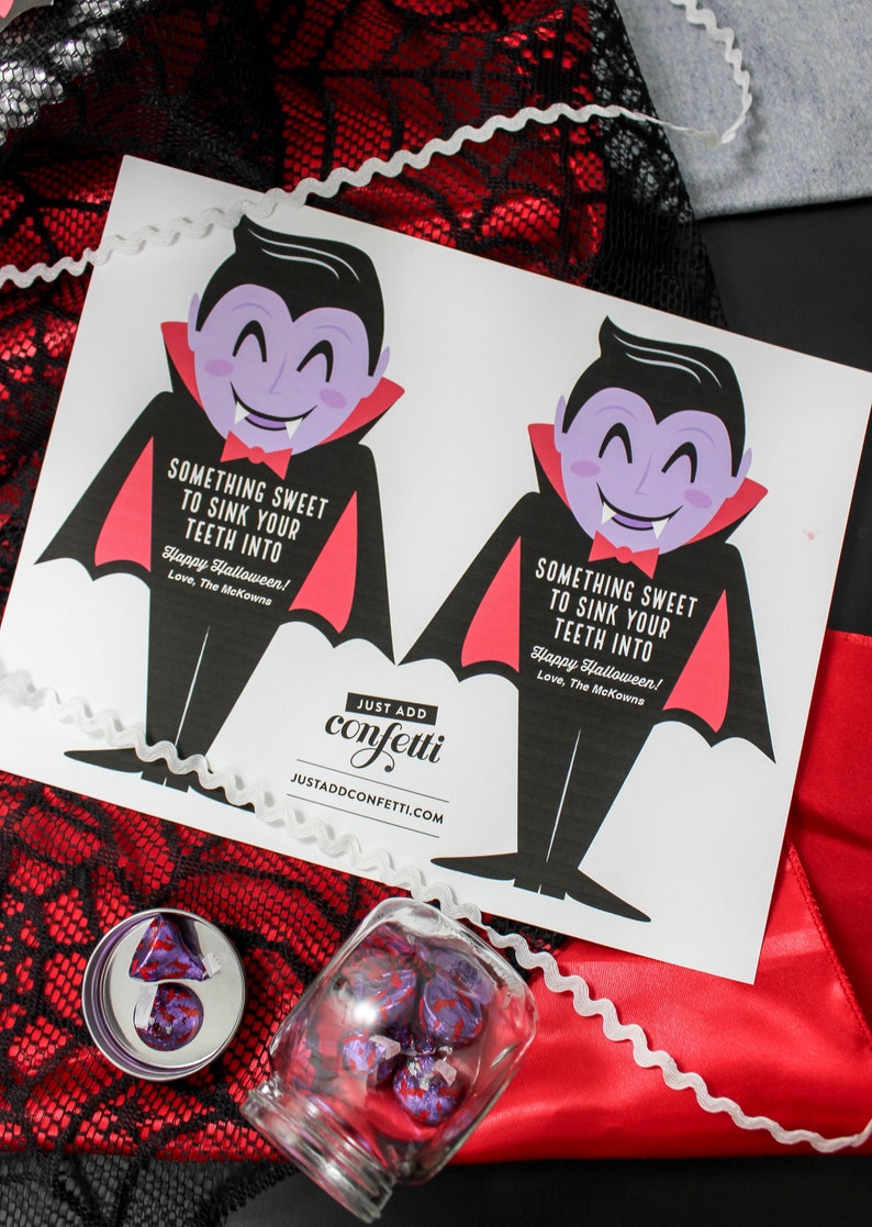 Something Sweet to Sink Your Teeth Into, Vampire Halloween Printable ...