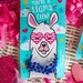 You're a Llama Fun Kids Valentine, Llama Valentine, Necklace Valentine ...