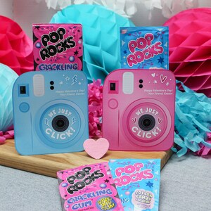 Instant Camera Valentines, Valentine Printable, Camera Valentine, Kids ...