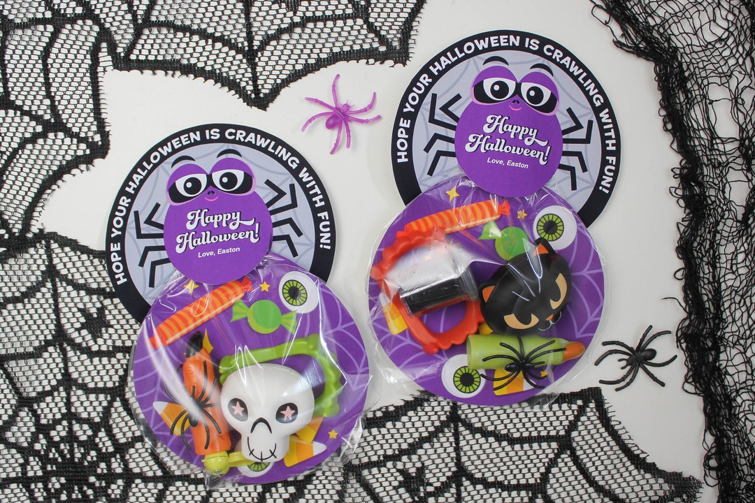 Spider Halloween Gift Printable, Kids Halloween, Halloween Gift Bags ...