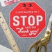 Stop Sign Crossing Guard Gift Card Holder Printable Staff - Etsy