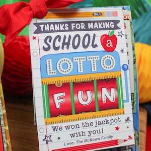 Lottery Ticket Teacher Gift Printable, Scratch off Lottery Ticket Gift ...