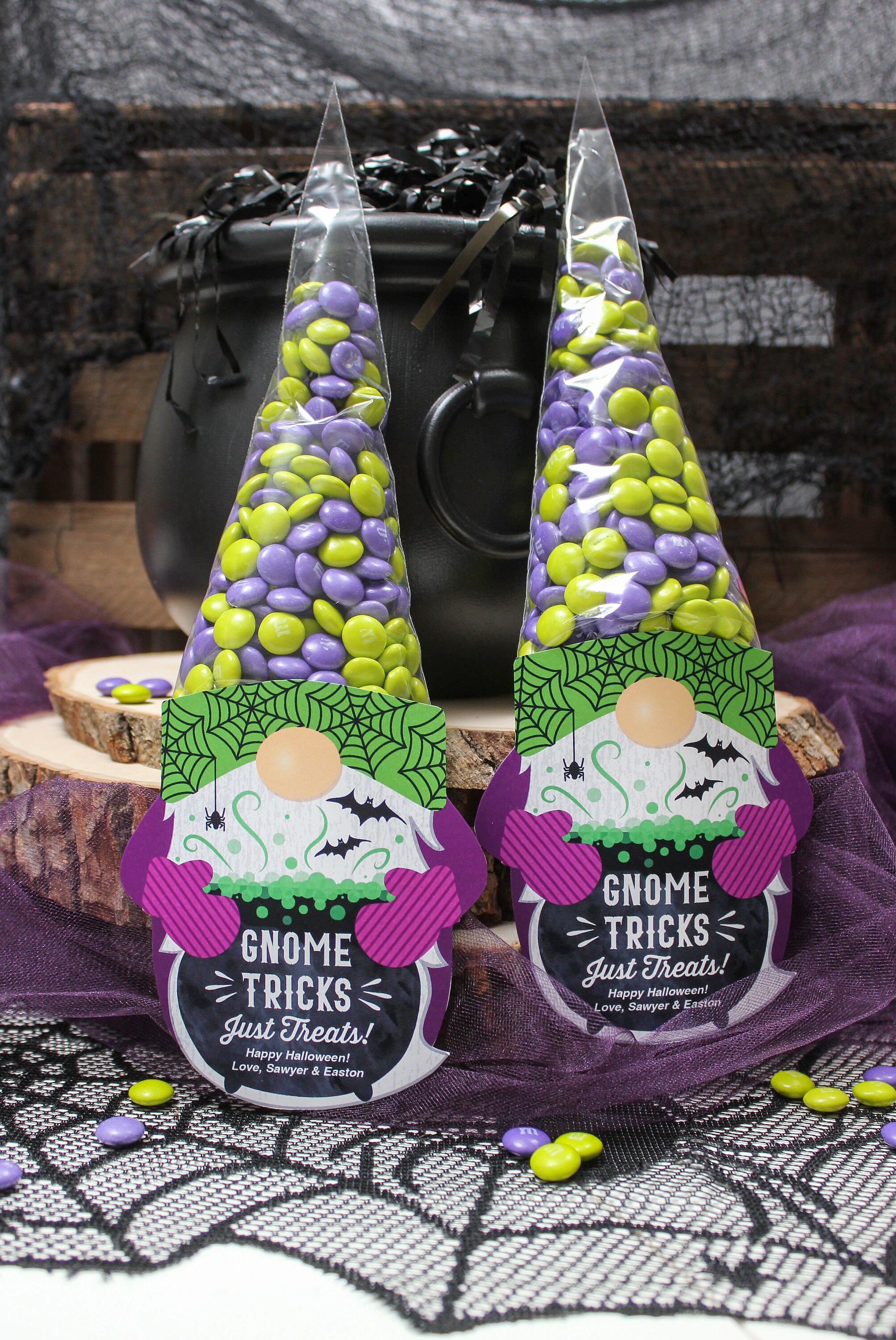 Halloween Gnome Printable Gnome Treat Bag Halloween | Etsy