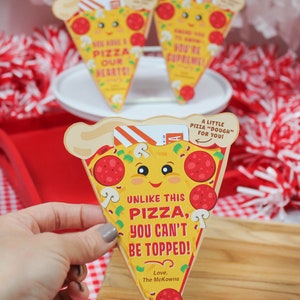 Pizza Gift Card Holder Printable, Teacher Gift, Teacher Appreciation ...