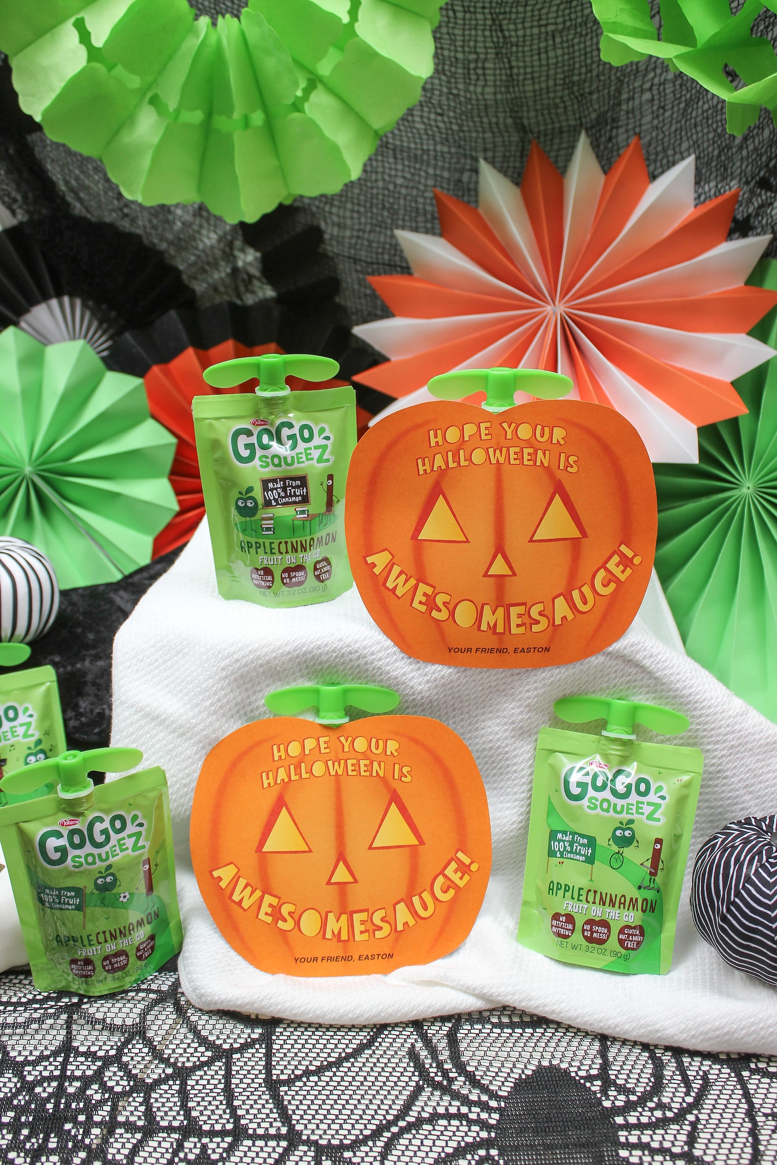 Applesauce Kids Halloween Printable, Awesomesauce, Jack-o-lantern ...