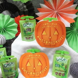 Applesauce Kids Halloween Printable, Awesomesauce, Jack-o-lantern ...