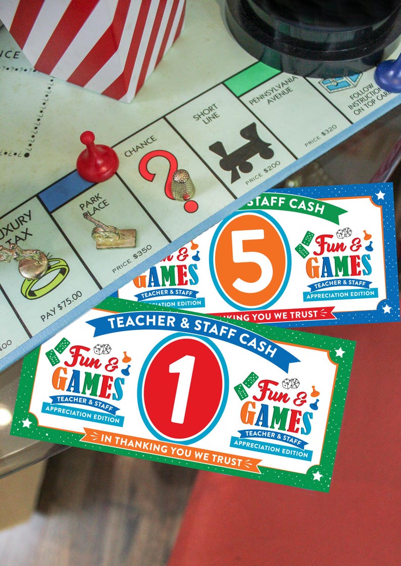 Game Theme Teacher Appreciation Week Printable Pack BUNDLE, Teacher and ...