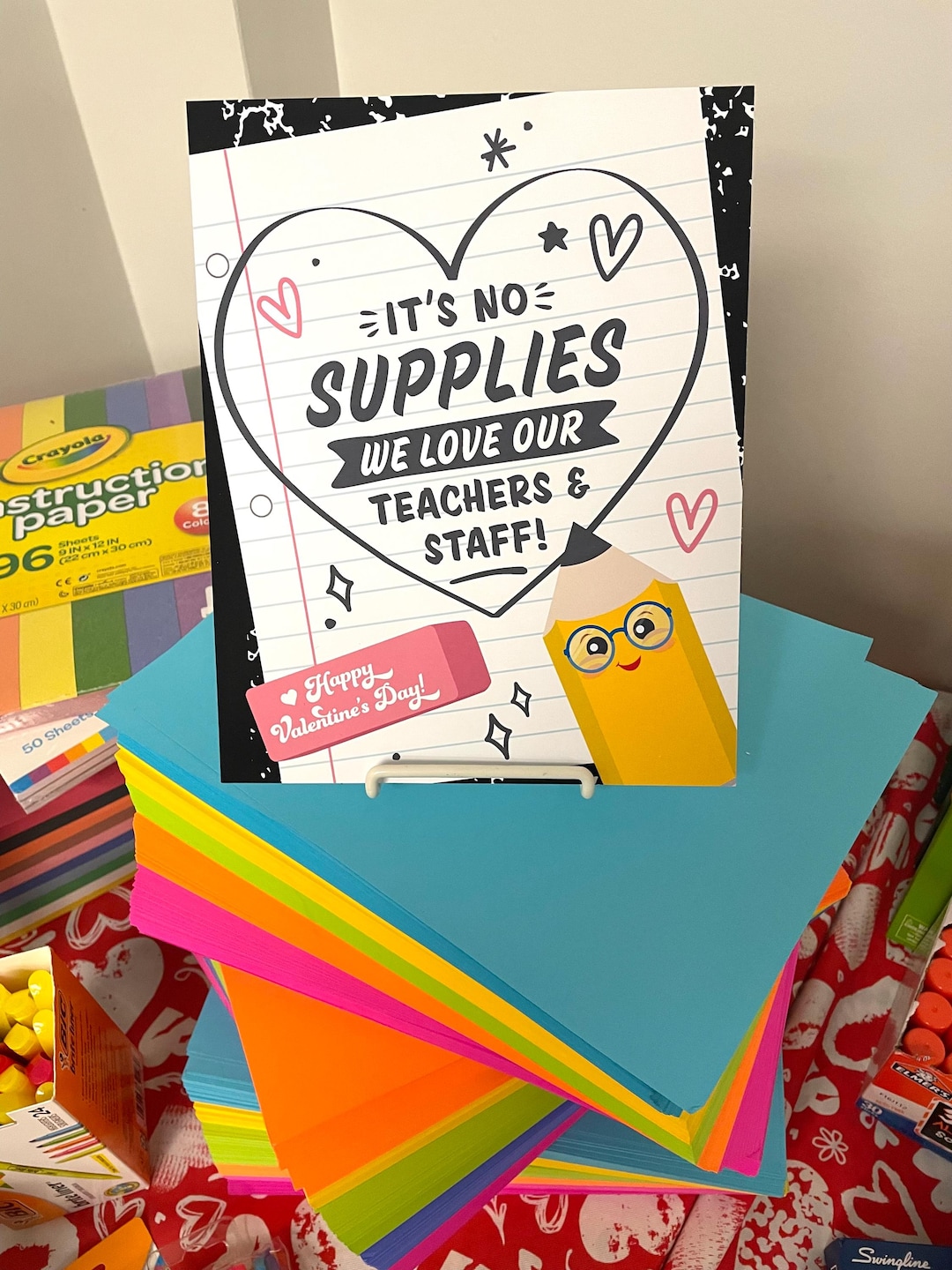 School Supplies Restock Printable Signs, Teacher Appreciation, PTO, PTA ...