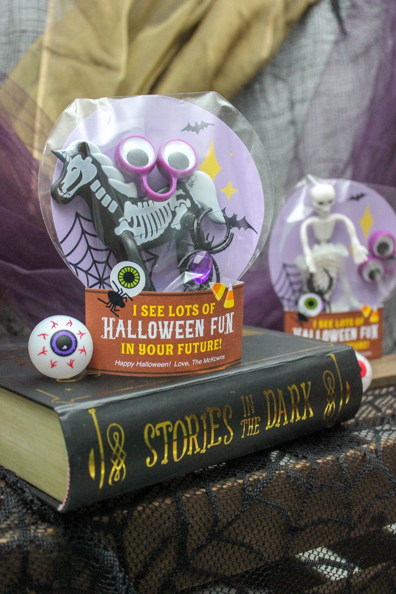 Crystal Ball Halloween Gift Printable Kids Halloween - Etsy