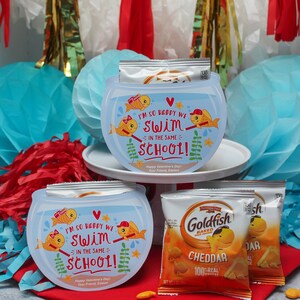 School of Fish Valentine, Fish, Goldfish, Valentine Printable, Kids ...