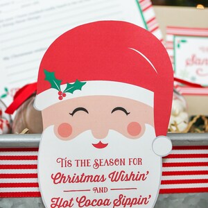 Letter to Santa and Hot Cocoa Gift Idea, Printable Letter to Santa ...