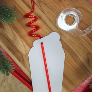 Crazy Straw Christmas Printable, Holiday Gift, Gift Tag, Party Favor ...