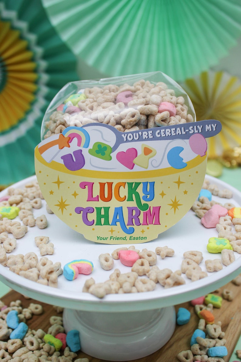 Lucky Charms St. Patrick's Day Printables You're My - Etsy