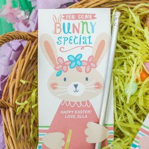 Some Bunny Special Printable Easter Cards—editable Pdf—two Different ...