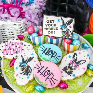 Hip Hop Hooray Easter Party Printables, Hip Hop Bunny, Easter, Boombox ...