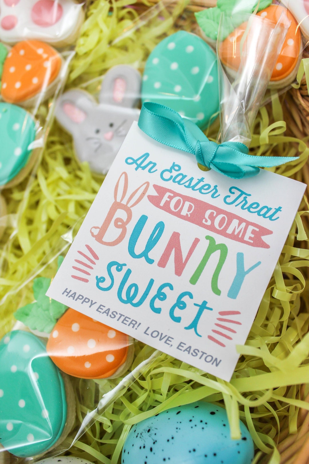 An Easter Treat for Some Bunny Sweet! - EDITABLE Printable Easter Gift ...