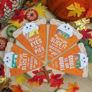 Pumpkin Pie Gift Card Holder Printable, Thanksgiving Gift Card Holder ...