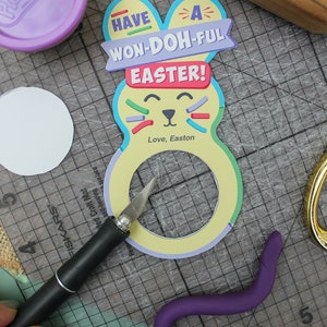 Play Dough Easter Gift, Easter Gift Printable, Easter Gift for Kids ...