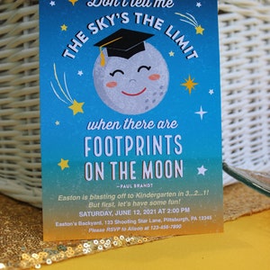 Outer Space Graduation Party Printable Pack - INSTANT DOWNLOAD ...