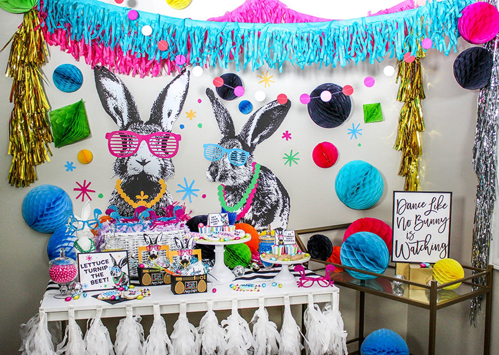 Hip Hop Hooray Easter Party Printables Hip Hop Bunny Easter | Etsy