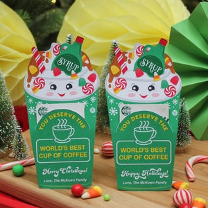 World's Best Cup of Coffee Christmas Coffee Gift Card Printable ...