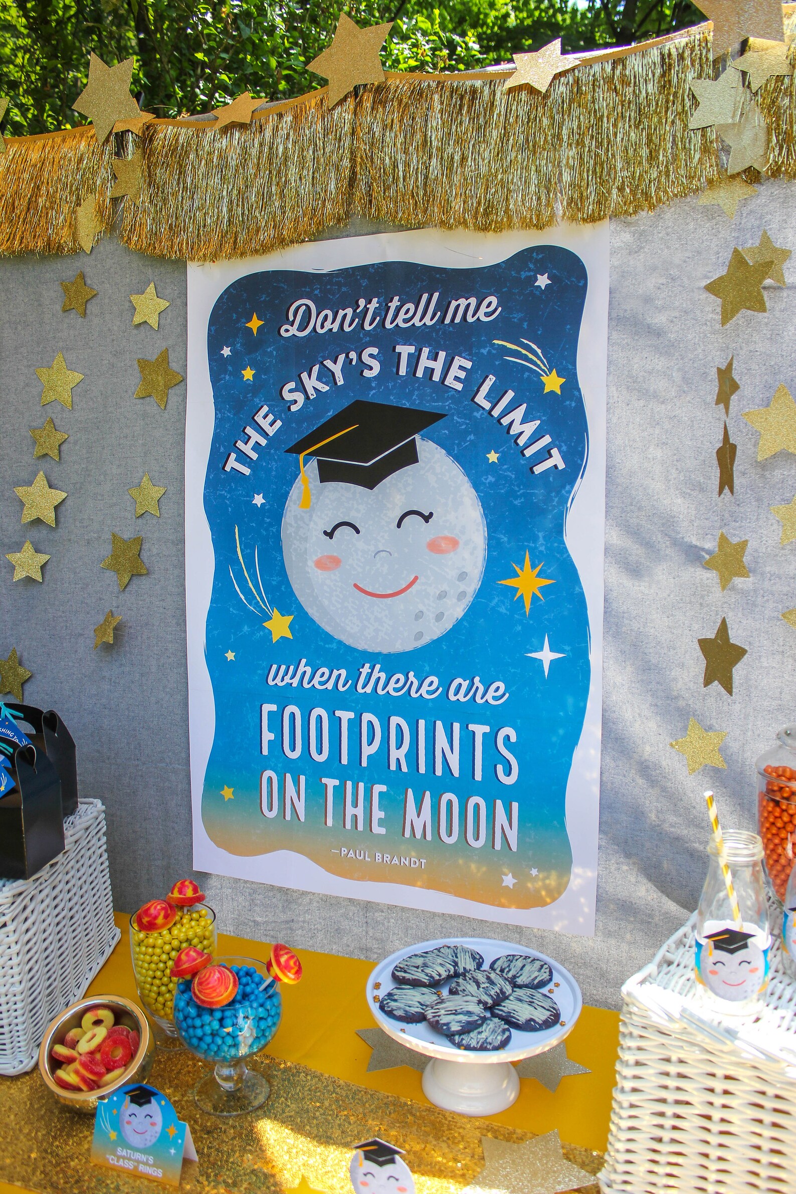 Outer Space Graduation Party Printable Pack - INSTANT DOWNLOAD ...