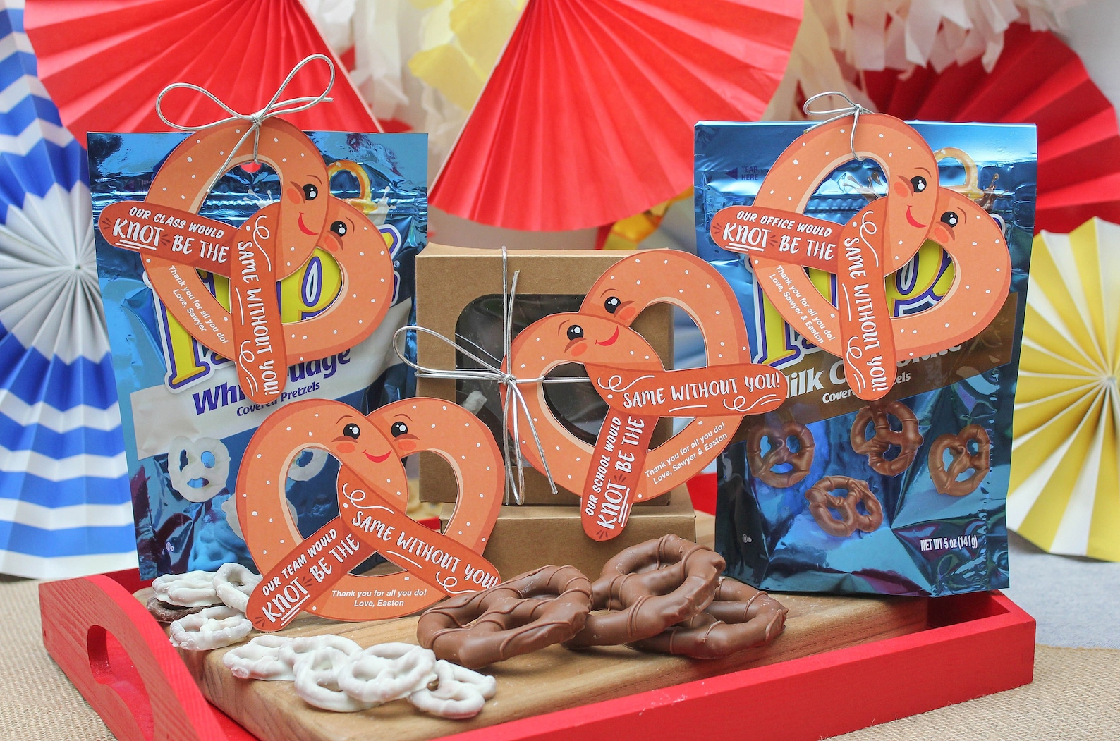 Pretzel Teacher Appreciation Printable, Gift for Staff, Thank You Gift ...