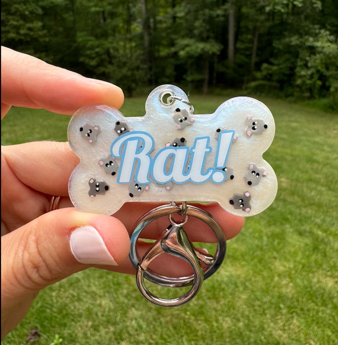 Rat! (barn Hunt, Happy Ratters, NASDA) Dog Tag Keychain - Etsy
