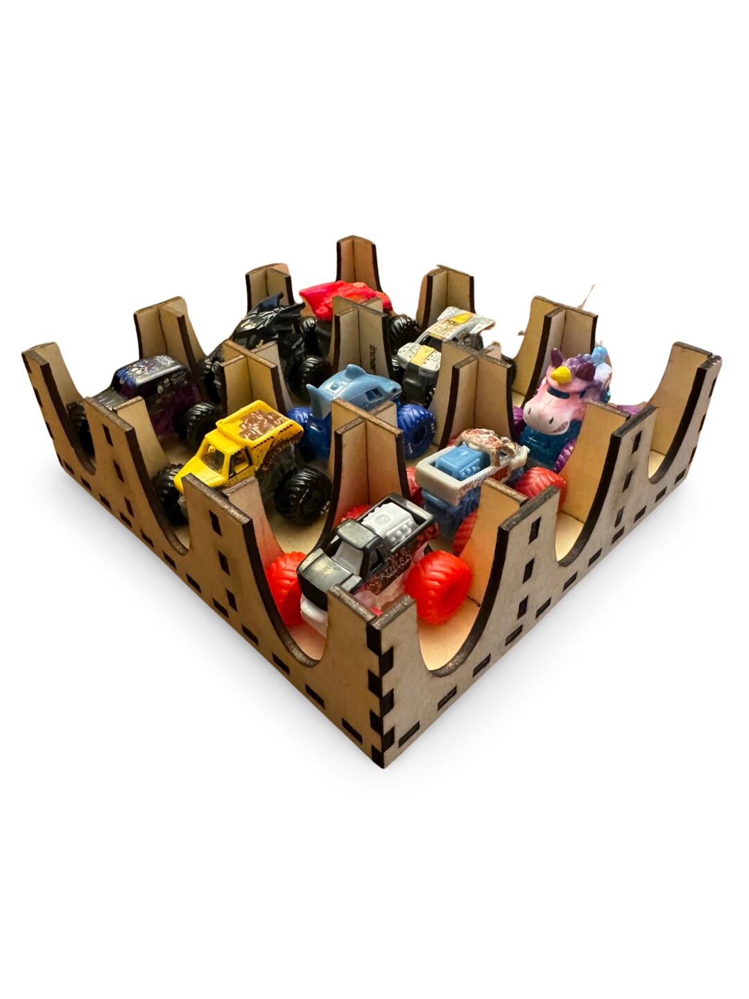 Monster Jam Mini Truck Storage Box Laser File 1:87 Scale Lightburn ...