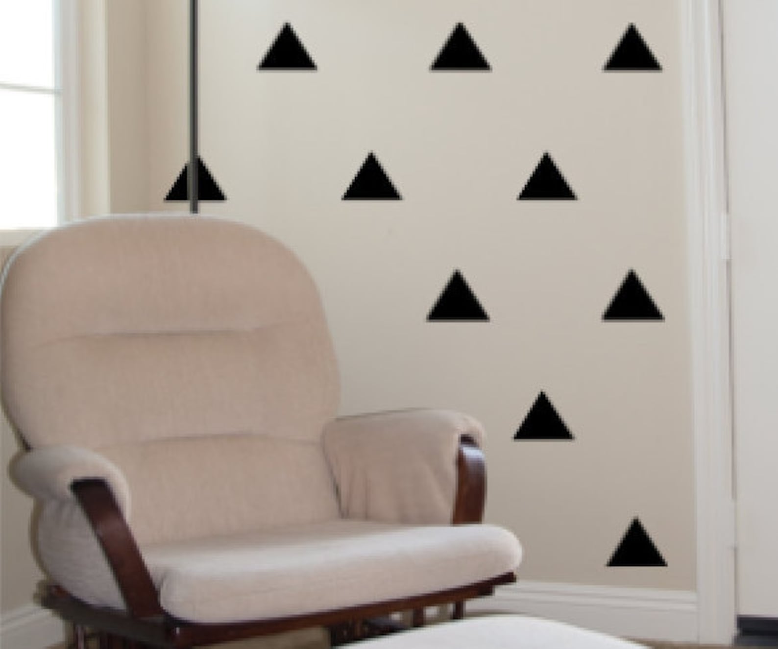 Dozen Peel and Stick 4 Triangle Shape Decals Any Color - Etsy