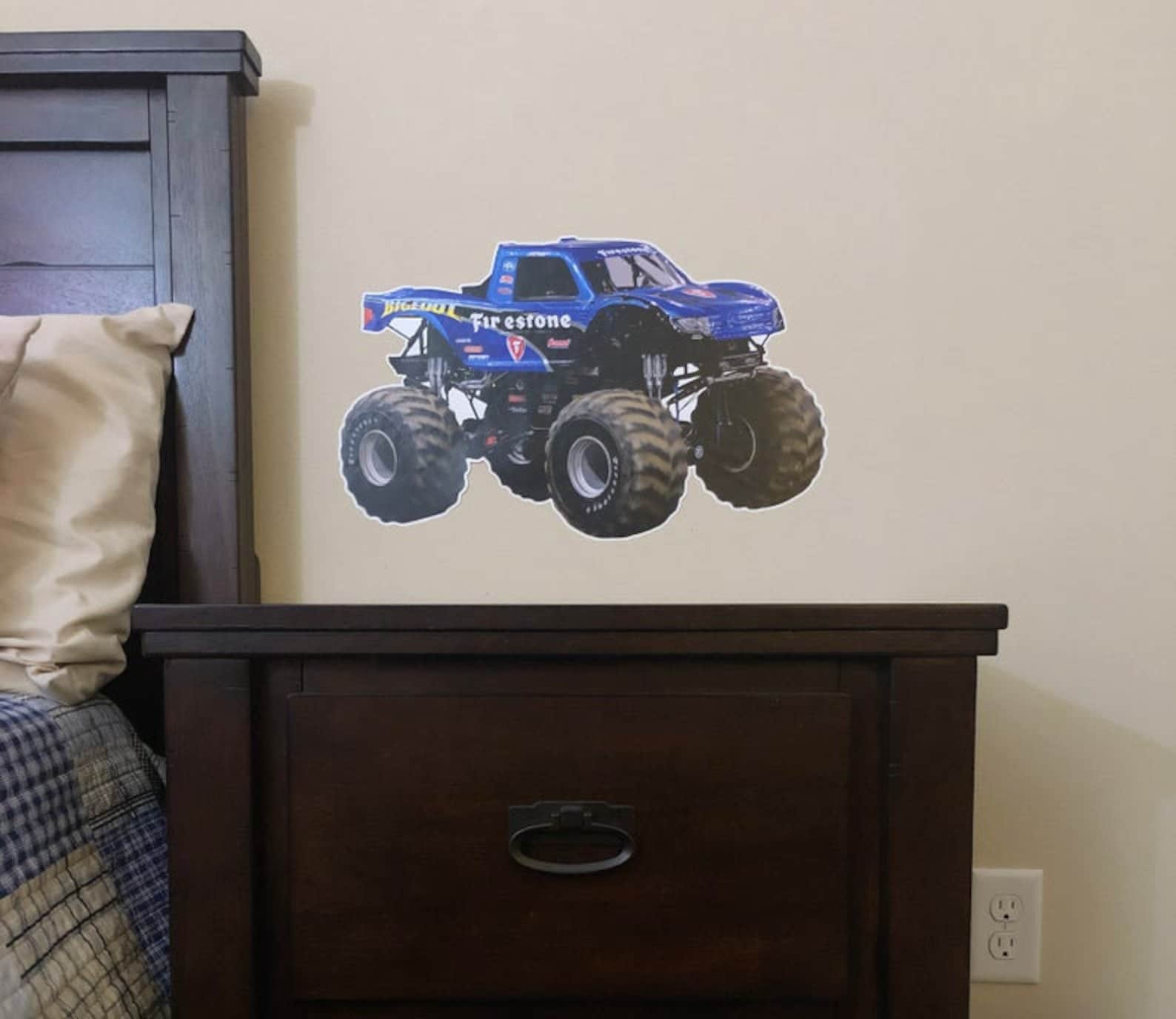 Bigfoot 4x4 Monster Truck Decal - BIGFOOT #18, Firestone BIGFOOT - 12 ...