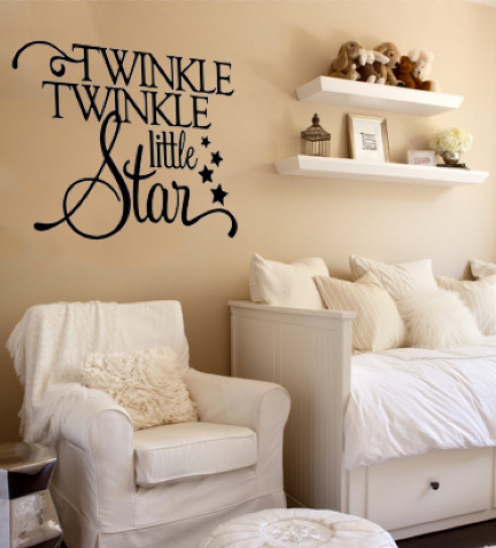 Twinkle Twinkle Little Star Removabale Vinyl Nursery Wall - Etsy