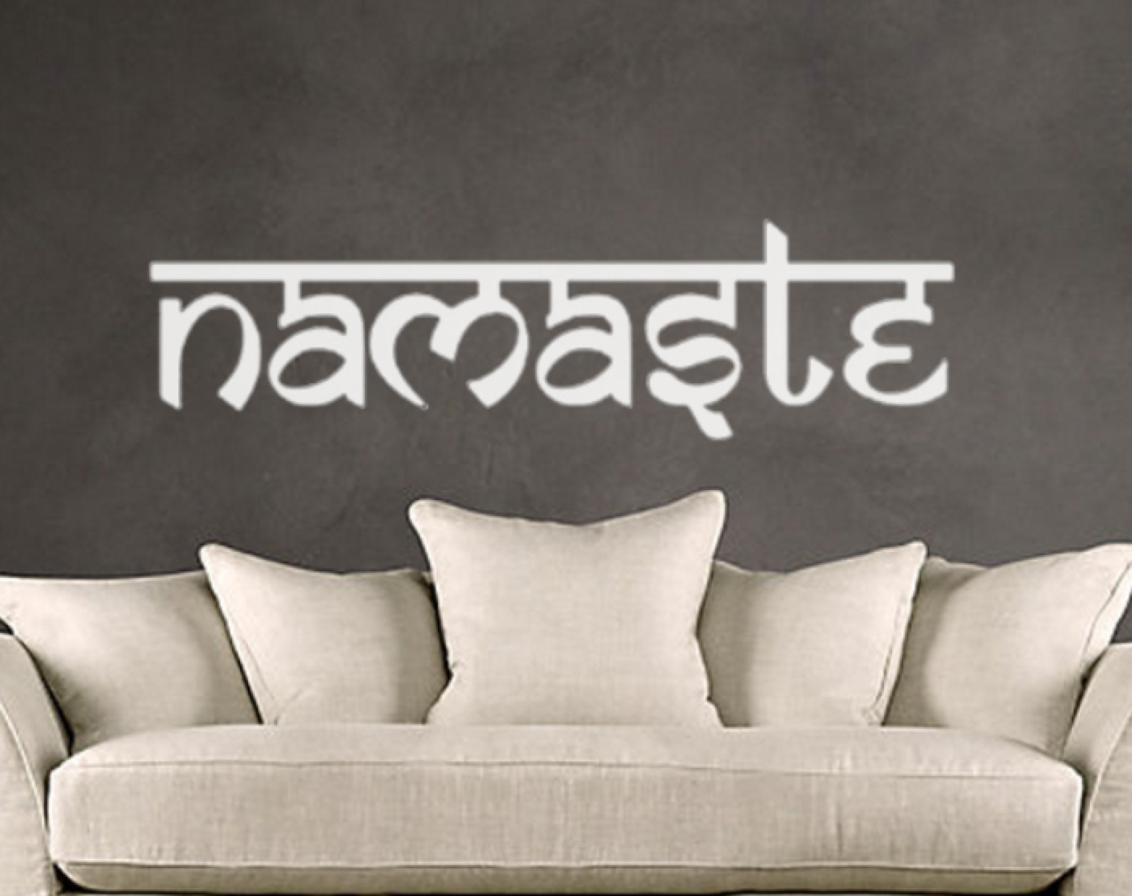 Namaste Wall Decal Yoga Om Meditation Sanskrit Removable | Etsy