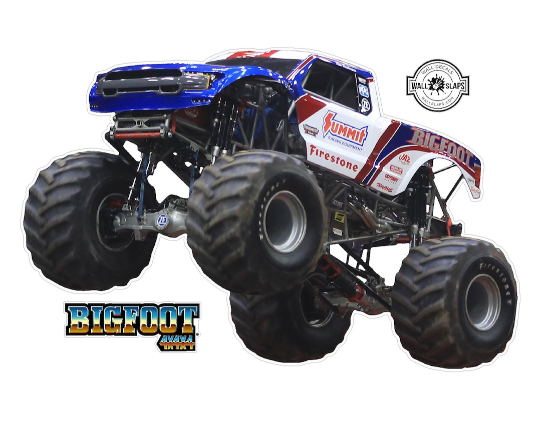 Bigfoot 4x4 Monster Truck Decal - BIGFOOT #21, Summit Racing BIGFOOT ...