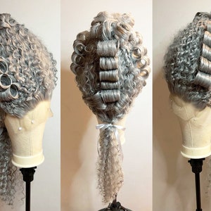 Rococo Lace Front Wig, Versailles Costume, Marie Antoinette Wig TO ...