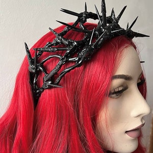 Gothic Crown of Thorns Headpiece Dornenkrone READY TO SHIP - Etsy