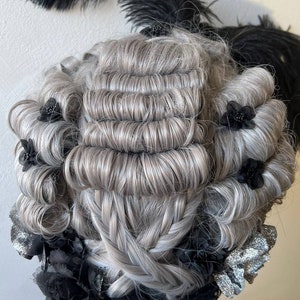 18th Century Wig Rococo Wig Grey Wig TO ORDER - Etsy