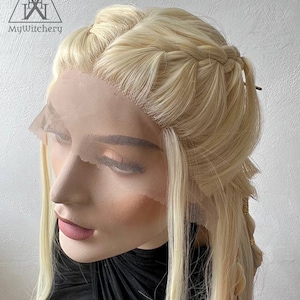 Elven Princess, Elf Wig, Extra Long Synthetic Wig With Hair Jewelry ...