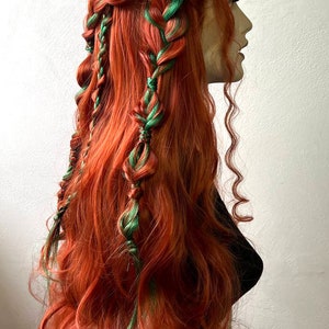 Autumn Elf Wig for Renaissance Fair Festivals TO ORDER - Etsy