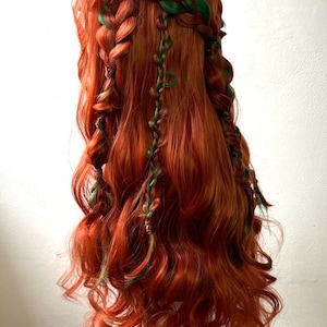 Autumn Elf Wig for Renaissance Fair Festivals TO ORDER - Etsy