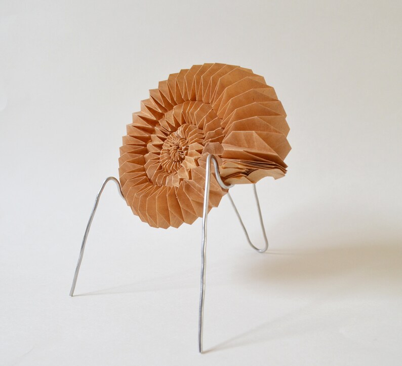 Ammonite 1, Origami Sculpture - Etsy
