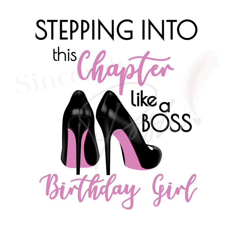 Stepping Into This Chapter Birthday- SVG Cut File, Cricut, Silhouette, Digital File, Birthday ...