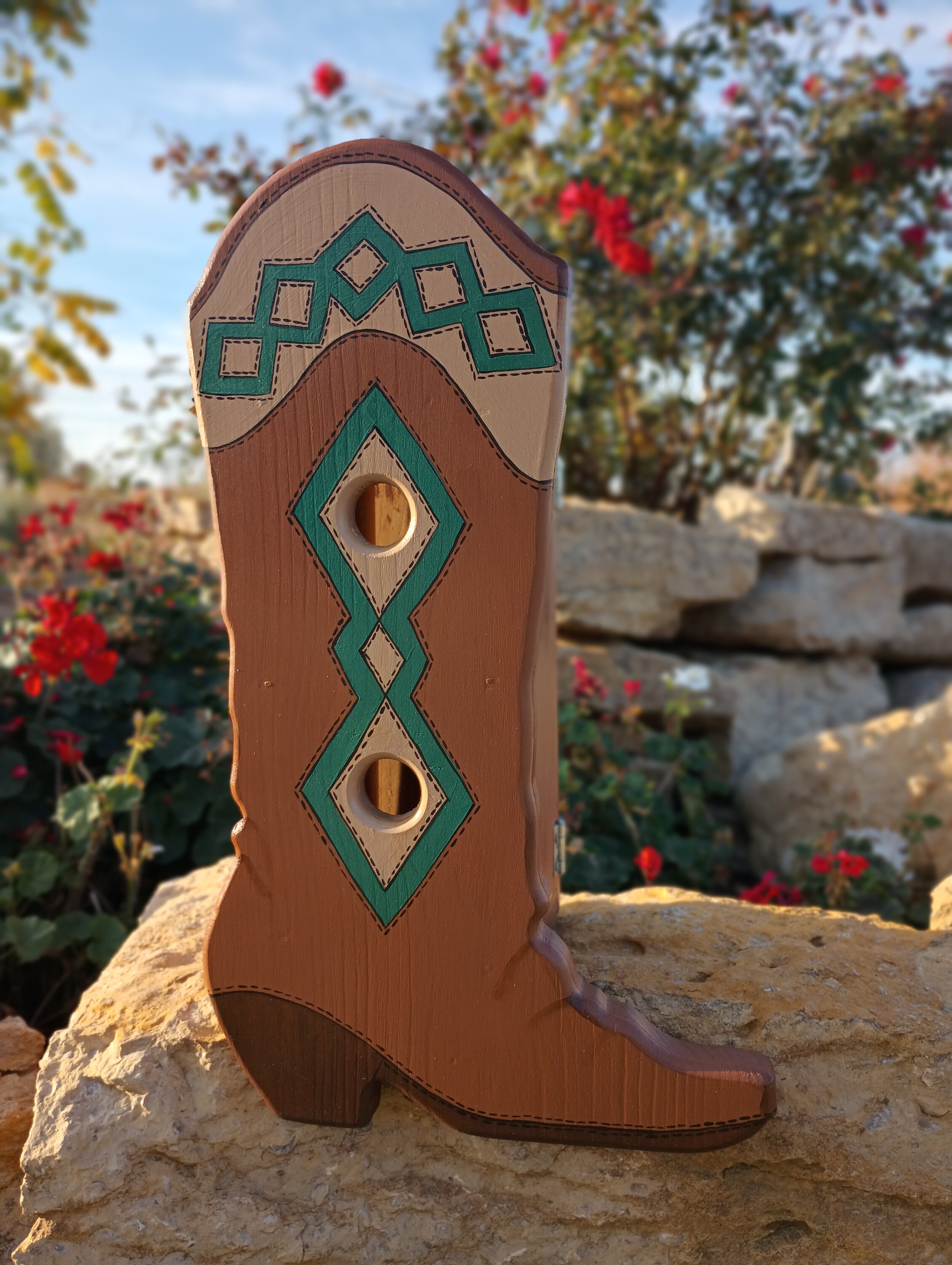 Handcrafted Boot Birdhouse Solid Wood - Etsy