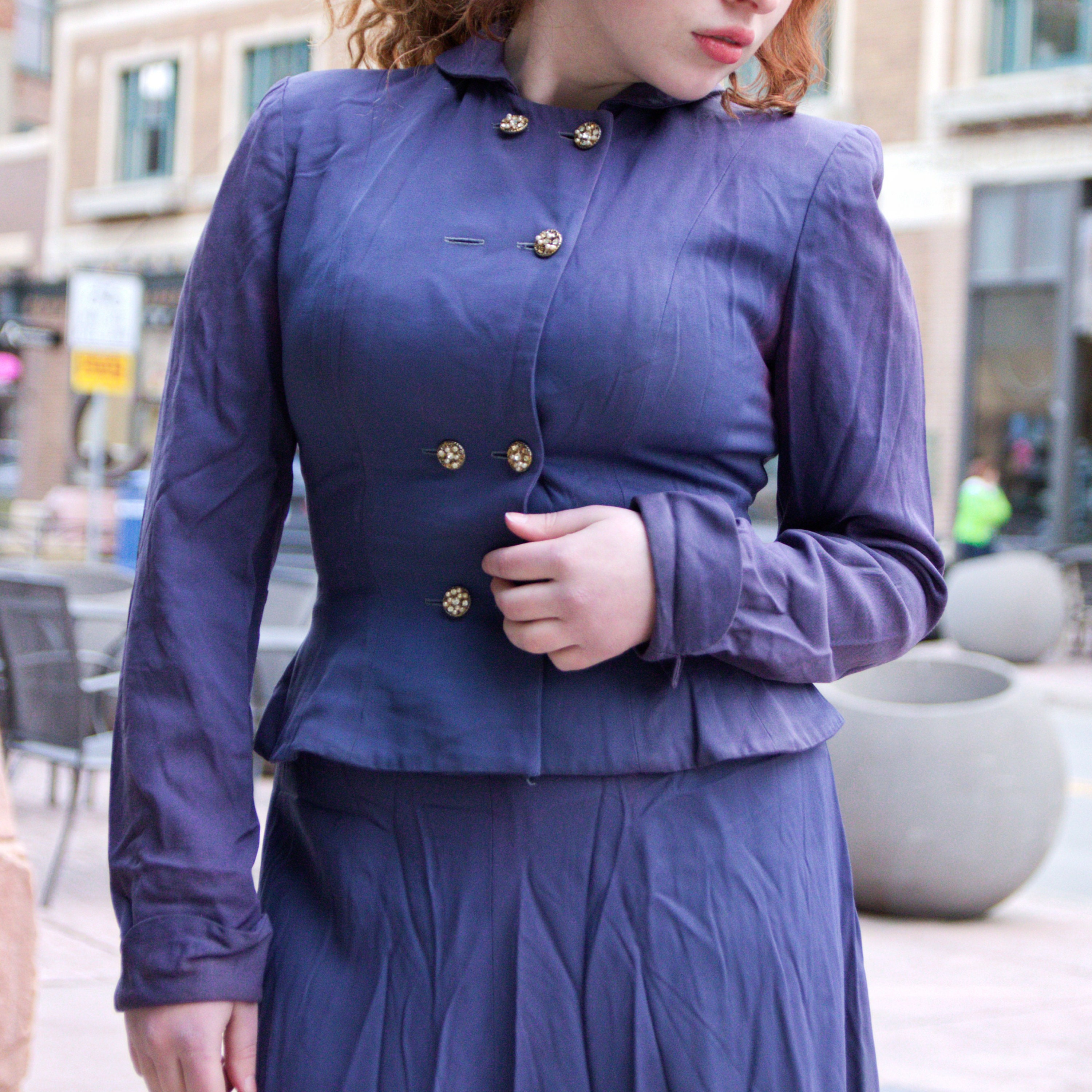 1940s Cartwright Original Jacket and Skirt - Midcentury Indigo Travel ...